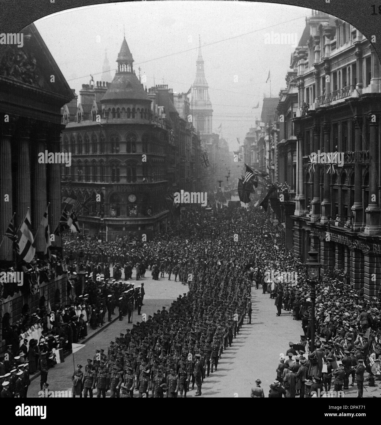 Peace day parade Black and White Stock Photos & Images - Alamy