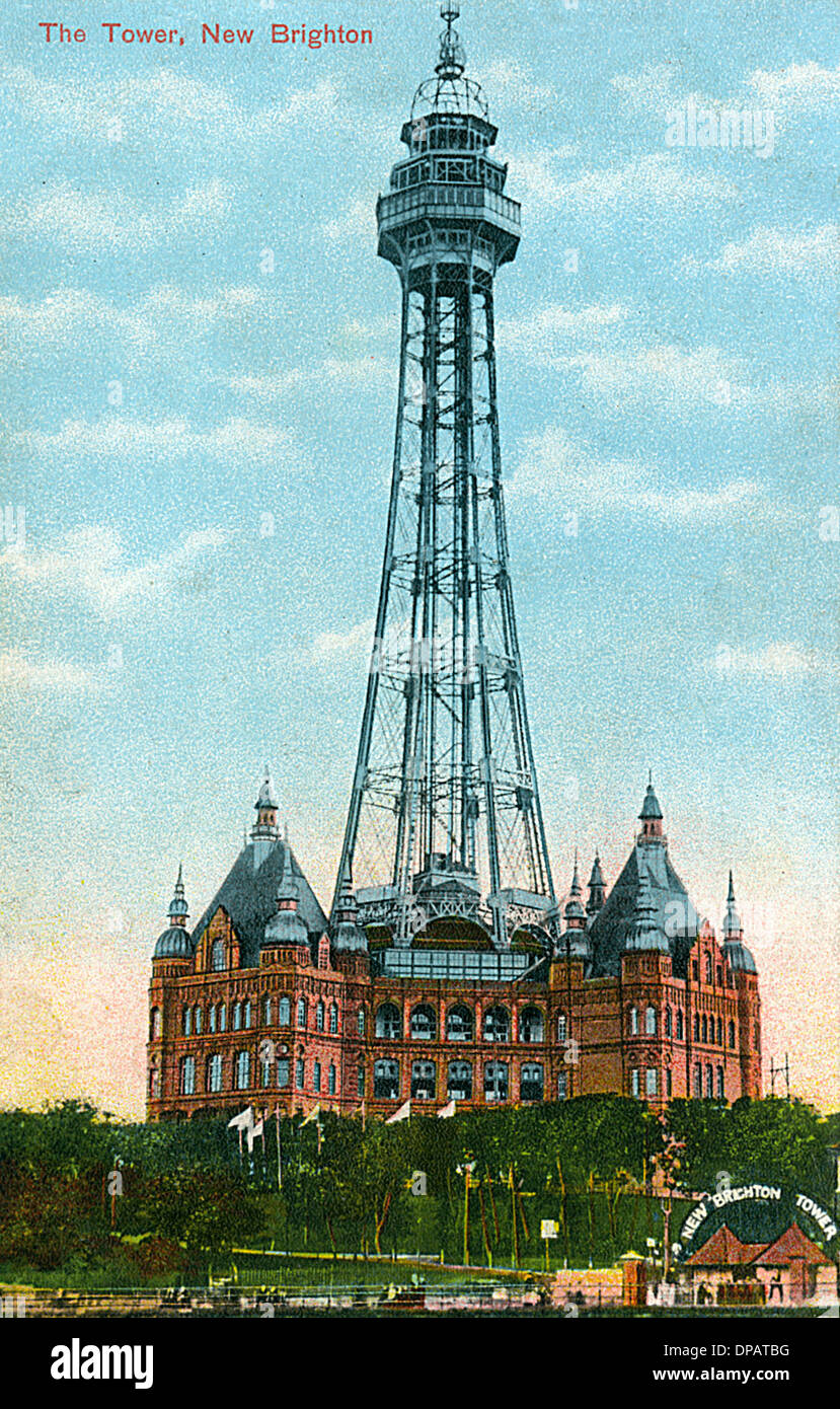 New brighton tower, cheshire hi-res stock photography and images - Alamy