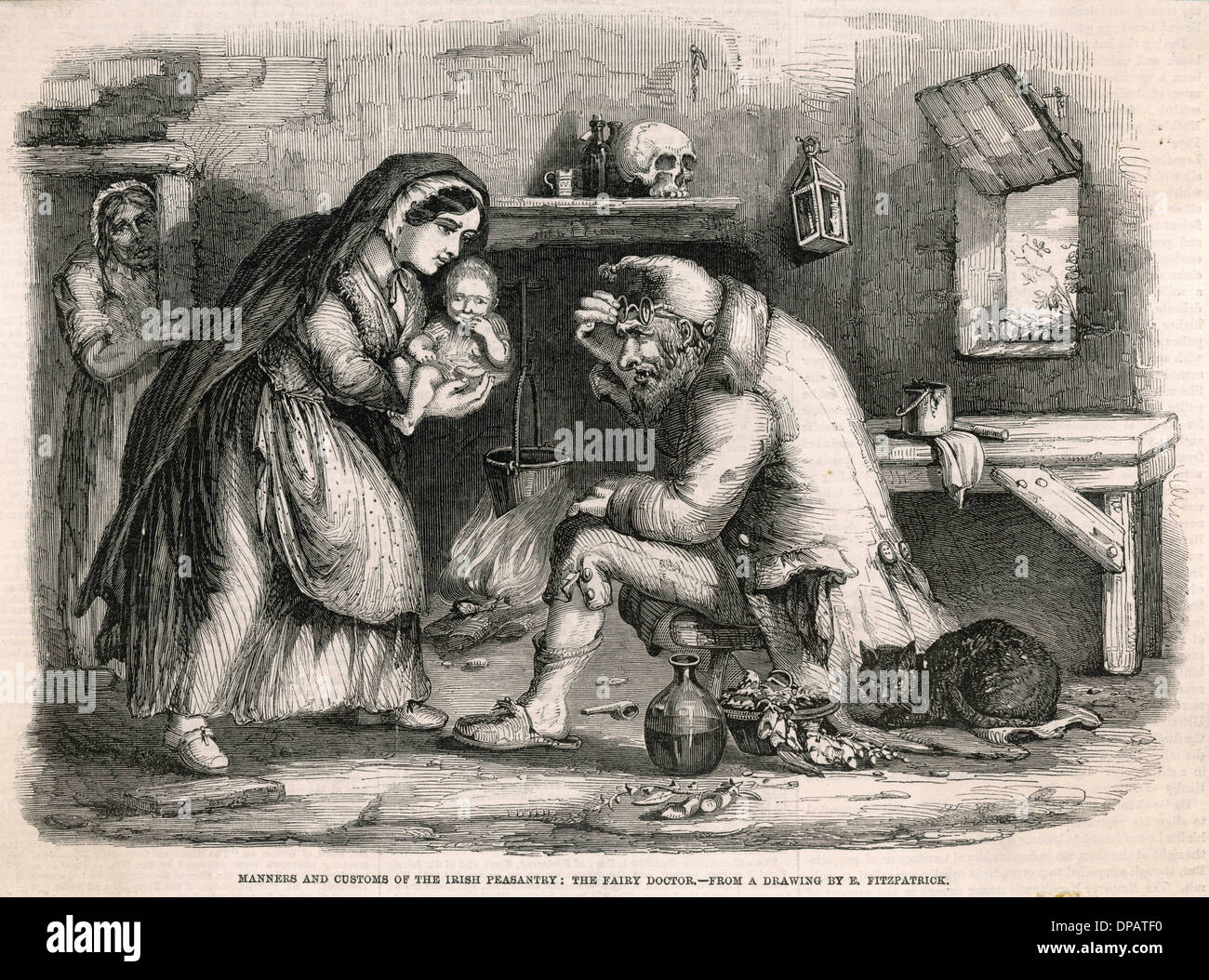 IRISH FAIRY DOCTOR/1859 Stock Photo - Alamy