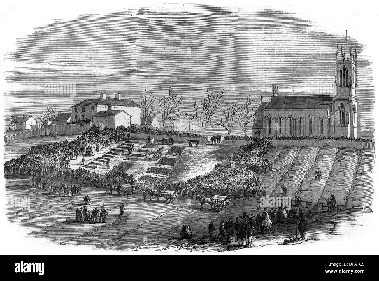 HARTLEY MINE DISASTER Stock Photo - Alamy