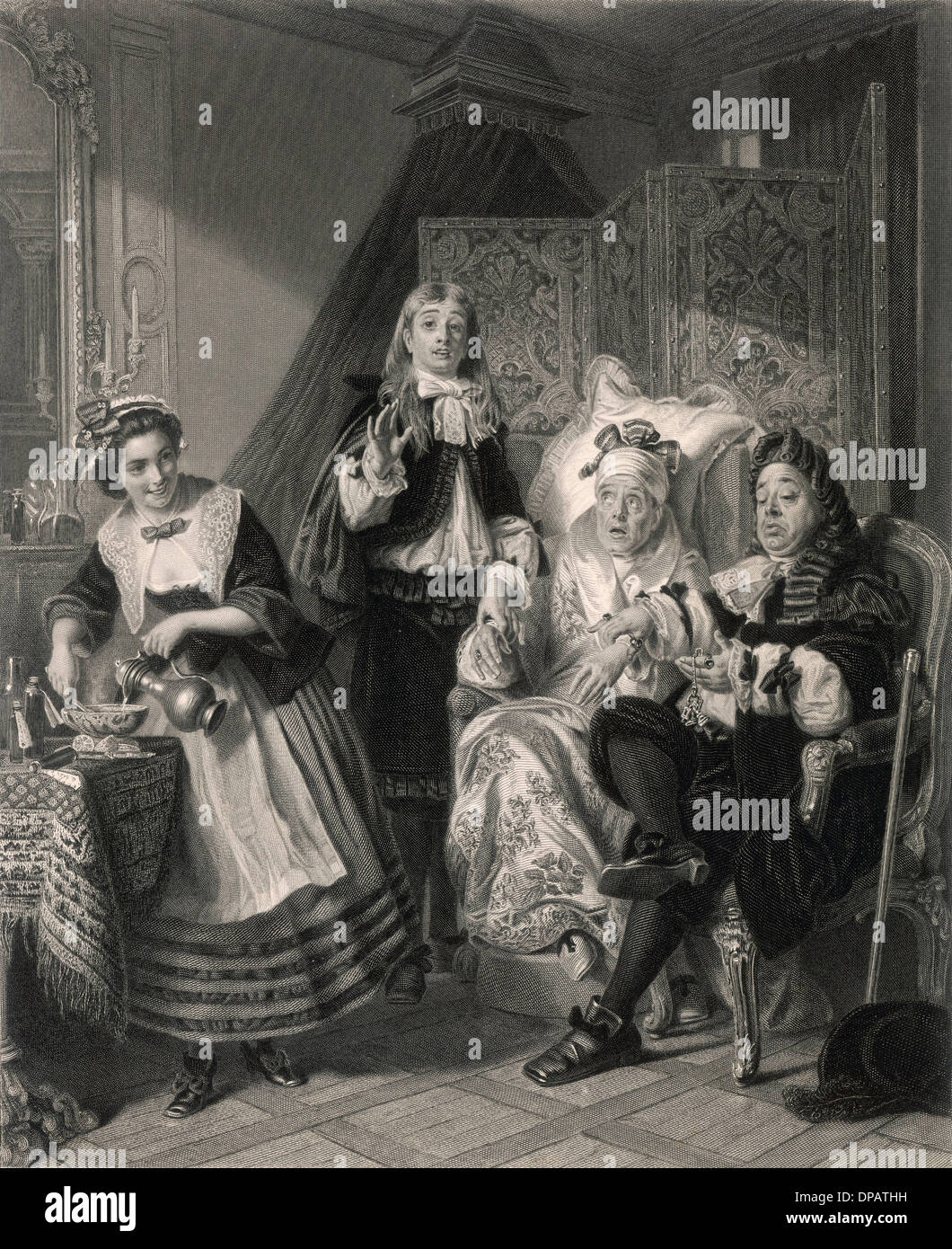 Moliere - Le Malade Imaginaire Stock Photo - Alamy