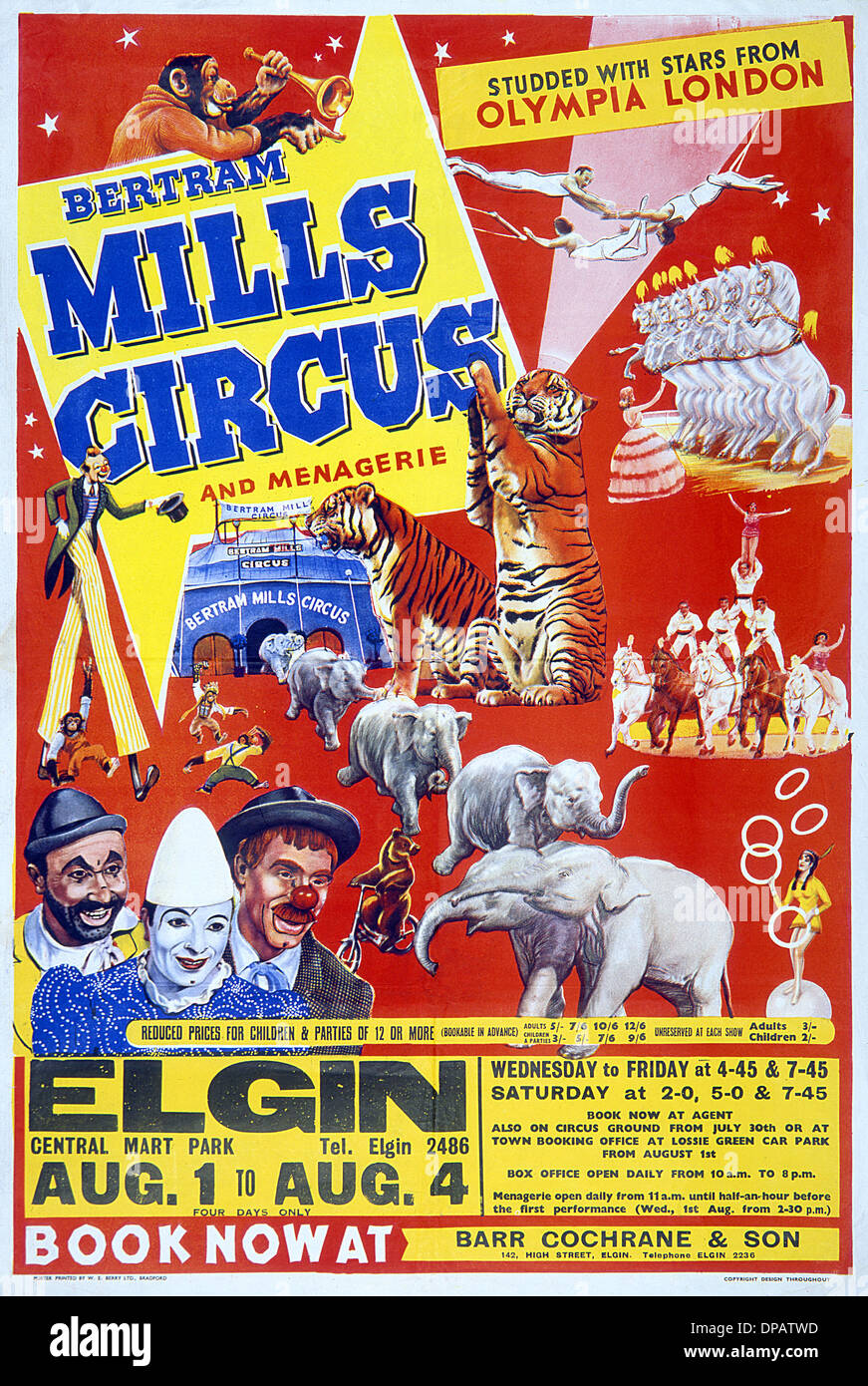 Circus posters hi-res stock photography and images - Alamy