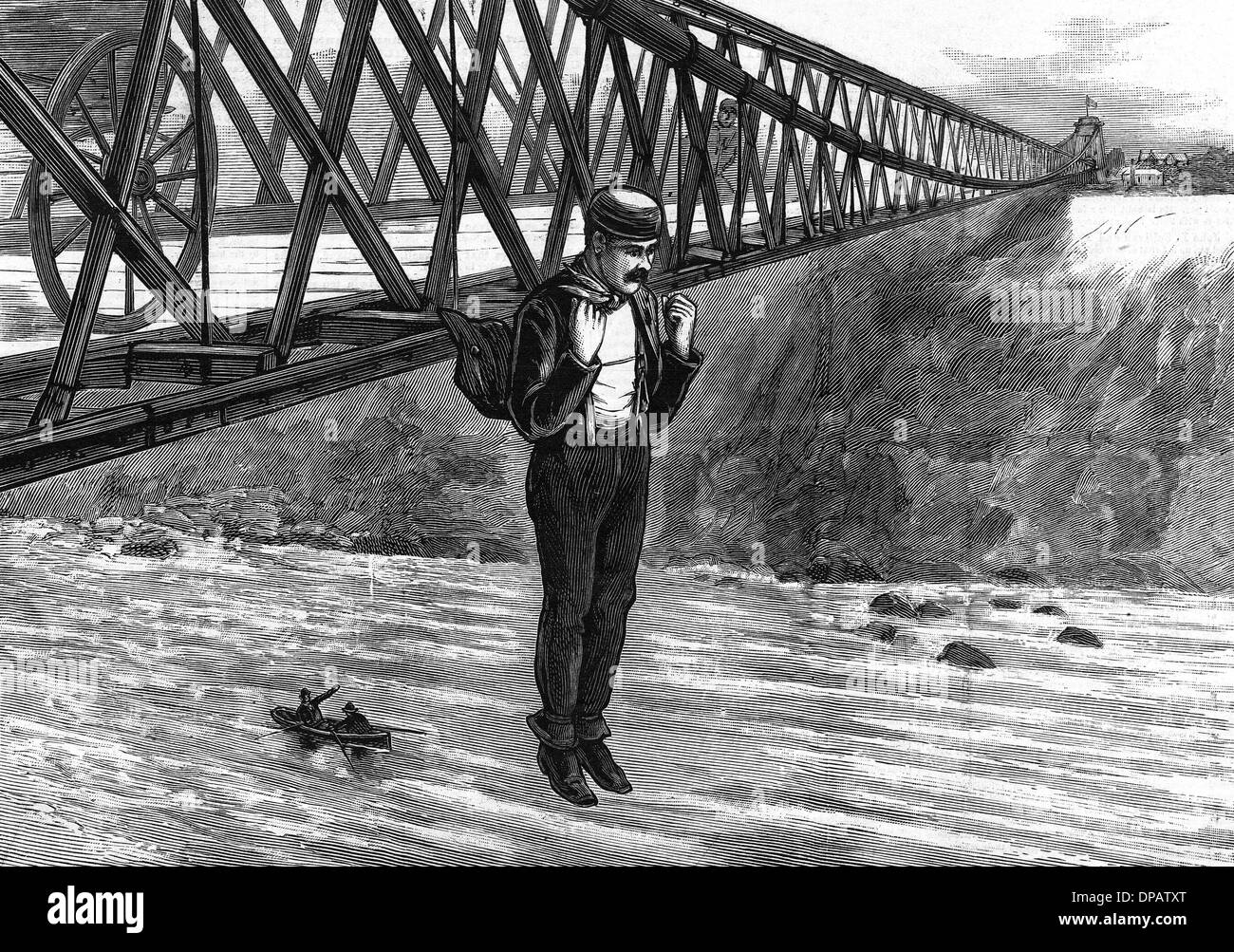 NIAGARA BRIDGE STUNT Stock Photo - Alamy