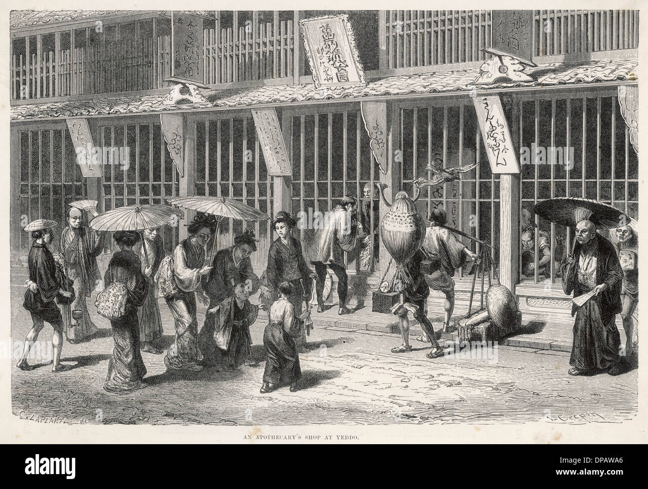 SOCIAL/TOKYO SHOP C1860 Stock Photo - Alamy