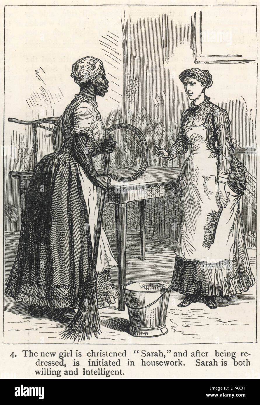 AFRICAN SERVANTS 4 Stock Photo - Alamy