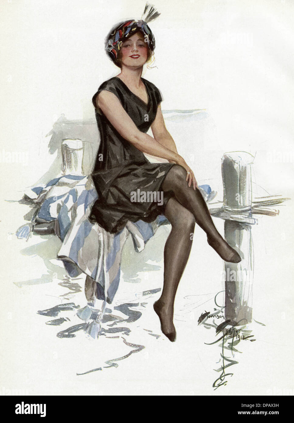 Bathing Beauty American Stock Photo - Alamy