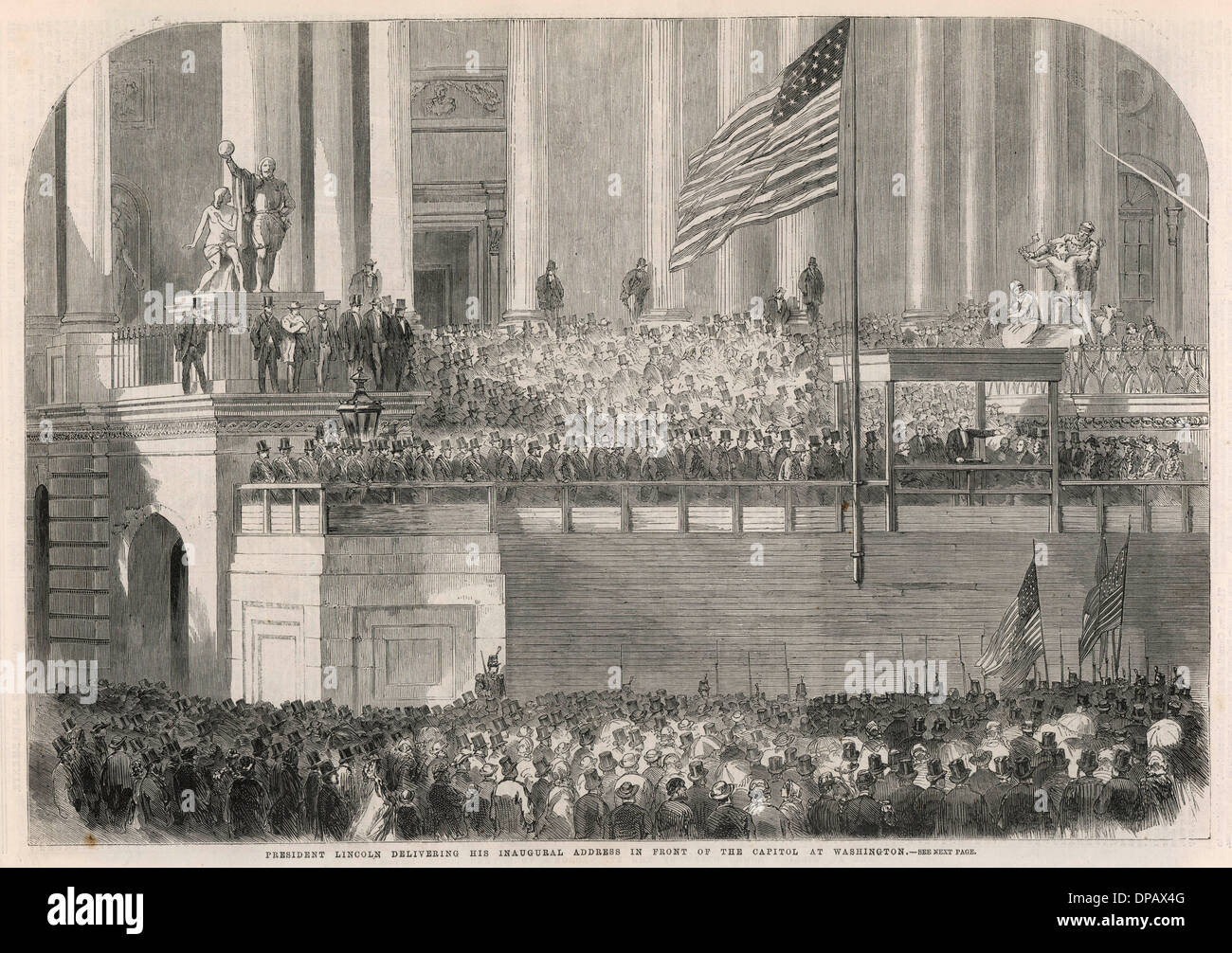 Abraham lincoln inauguration hi-res stock photography and images - Alamy