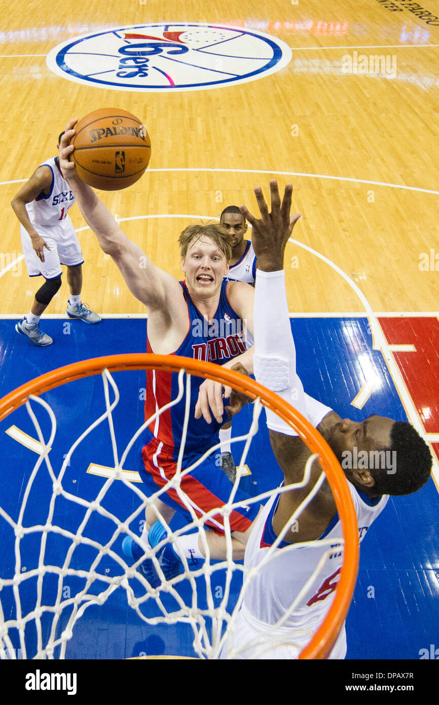 Philadelphia, Pennsylvania, USA. 10th Jan, 2014. Detroit Pistons small ...