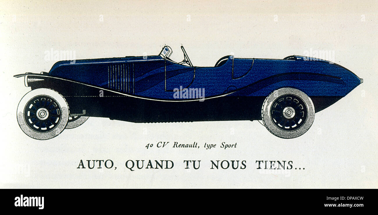 RENAULT 40CV SPORT Stock Photo - Alamy