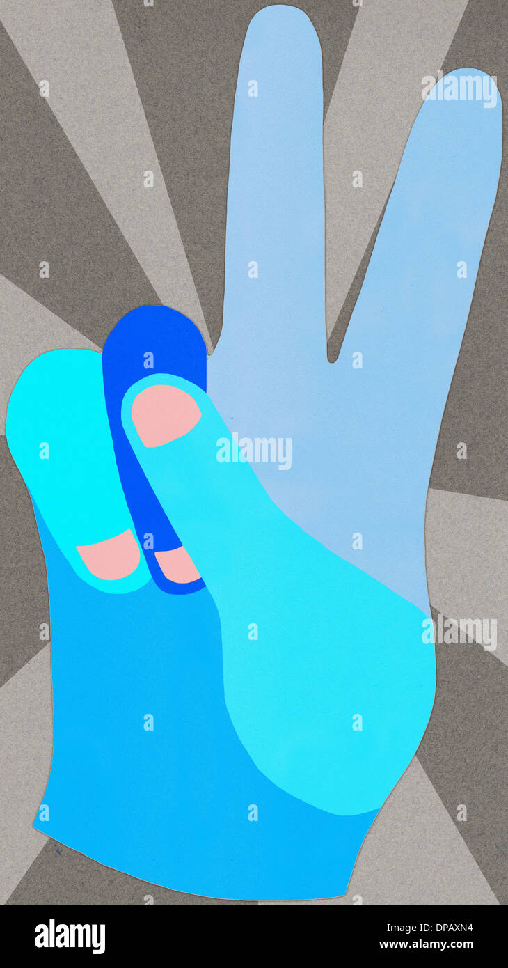 Peace hand symbol hi-res stock photography and images - Alamy