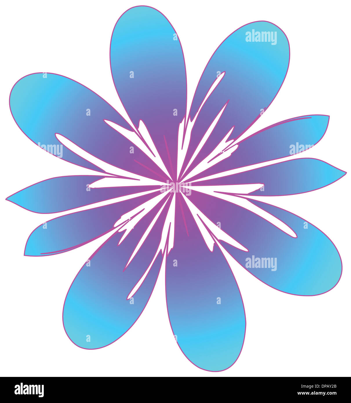 Stylized flower hi-res stock photography and images - Alamy