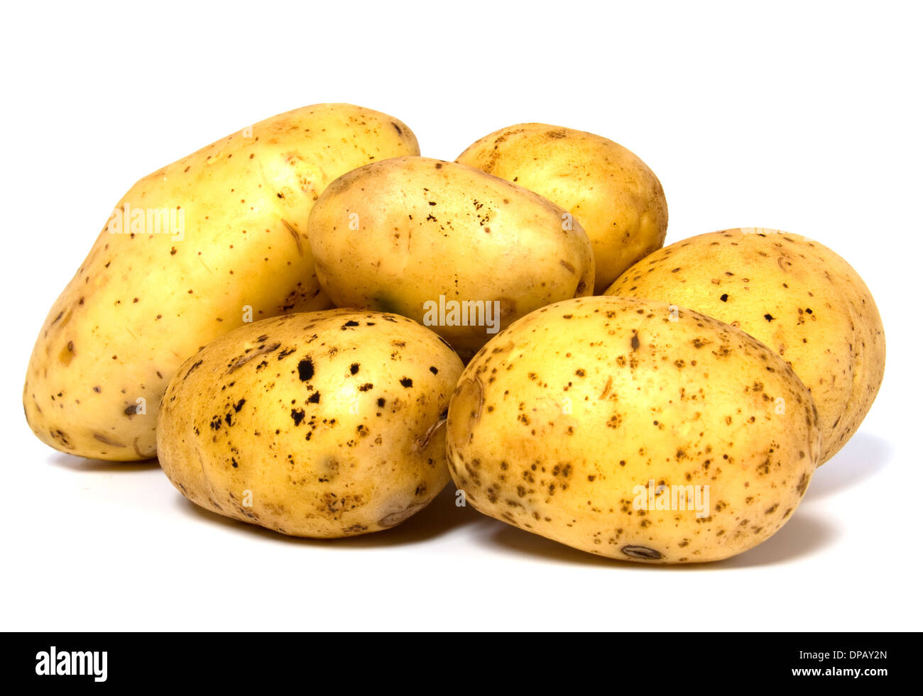 potatoes isolated on white background Stock Photo - Alamy