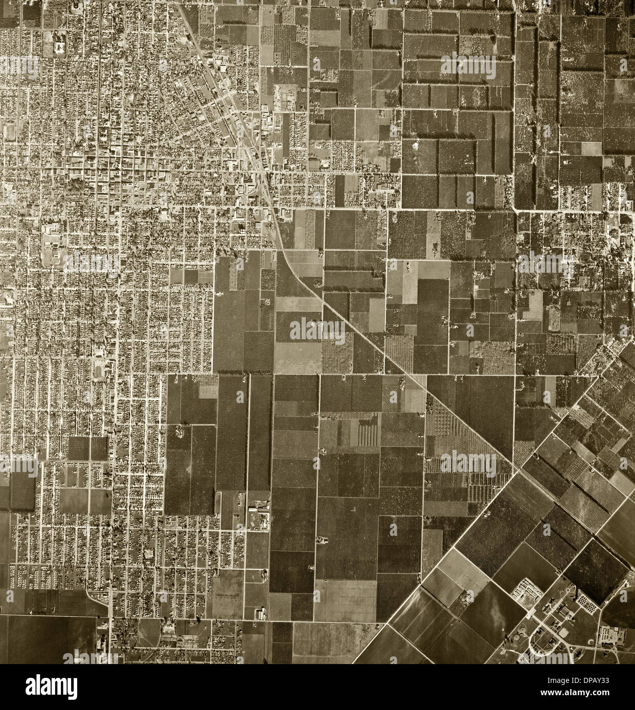 California historical aerial photograph antique historic old vintage ...