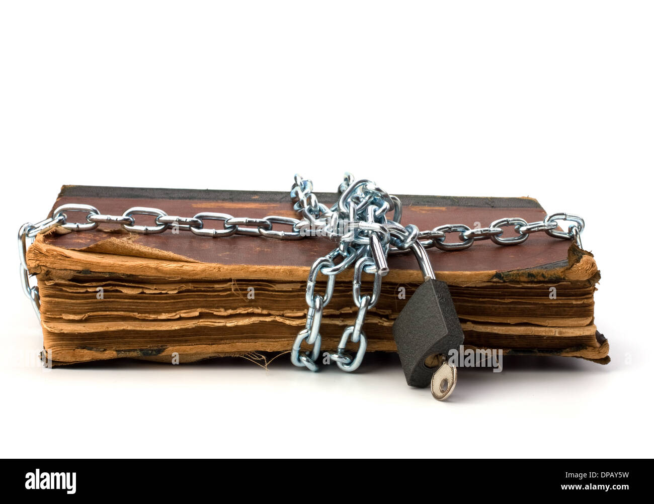 Old book padlock chain hi-res stock photography and images - Alamy