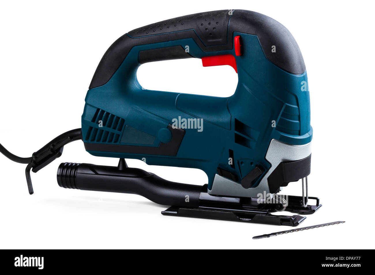 electrical jig saw isolated on a white background Stock Photo - Alamy