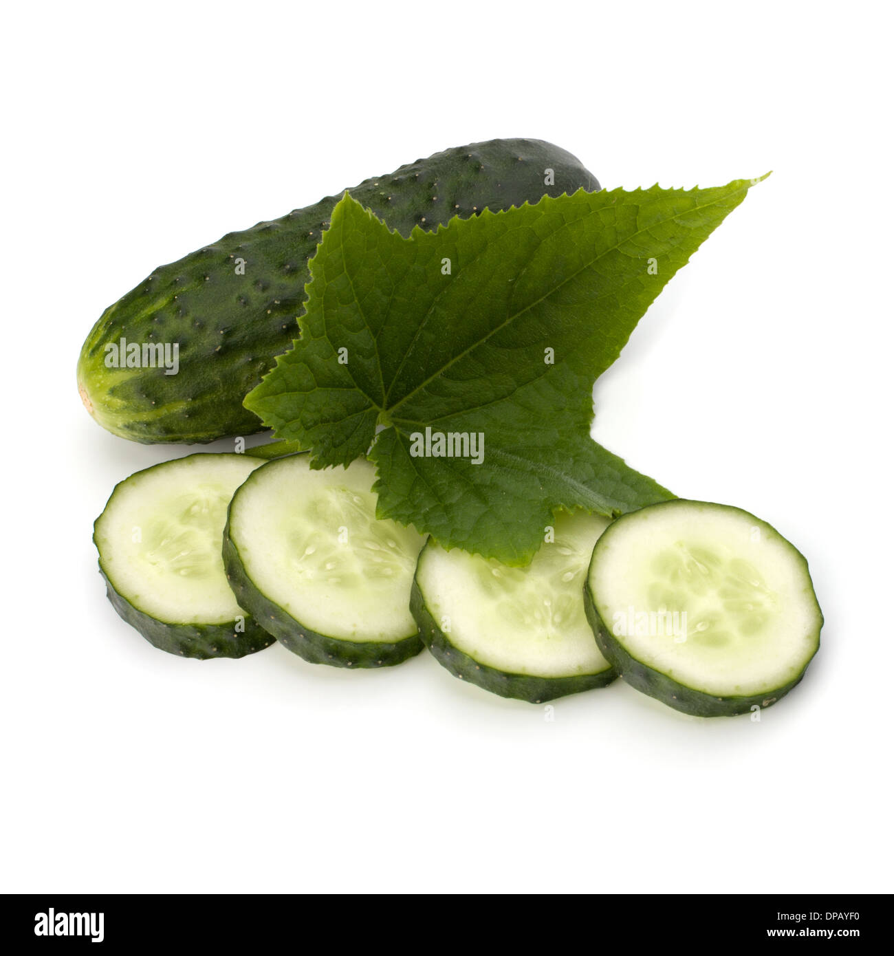 cucumber isolated on white background close up Stock Photo - Alamy
