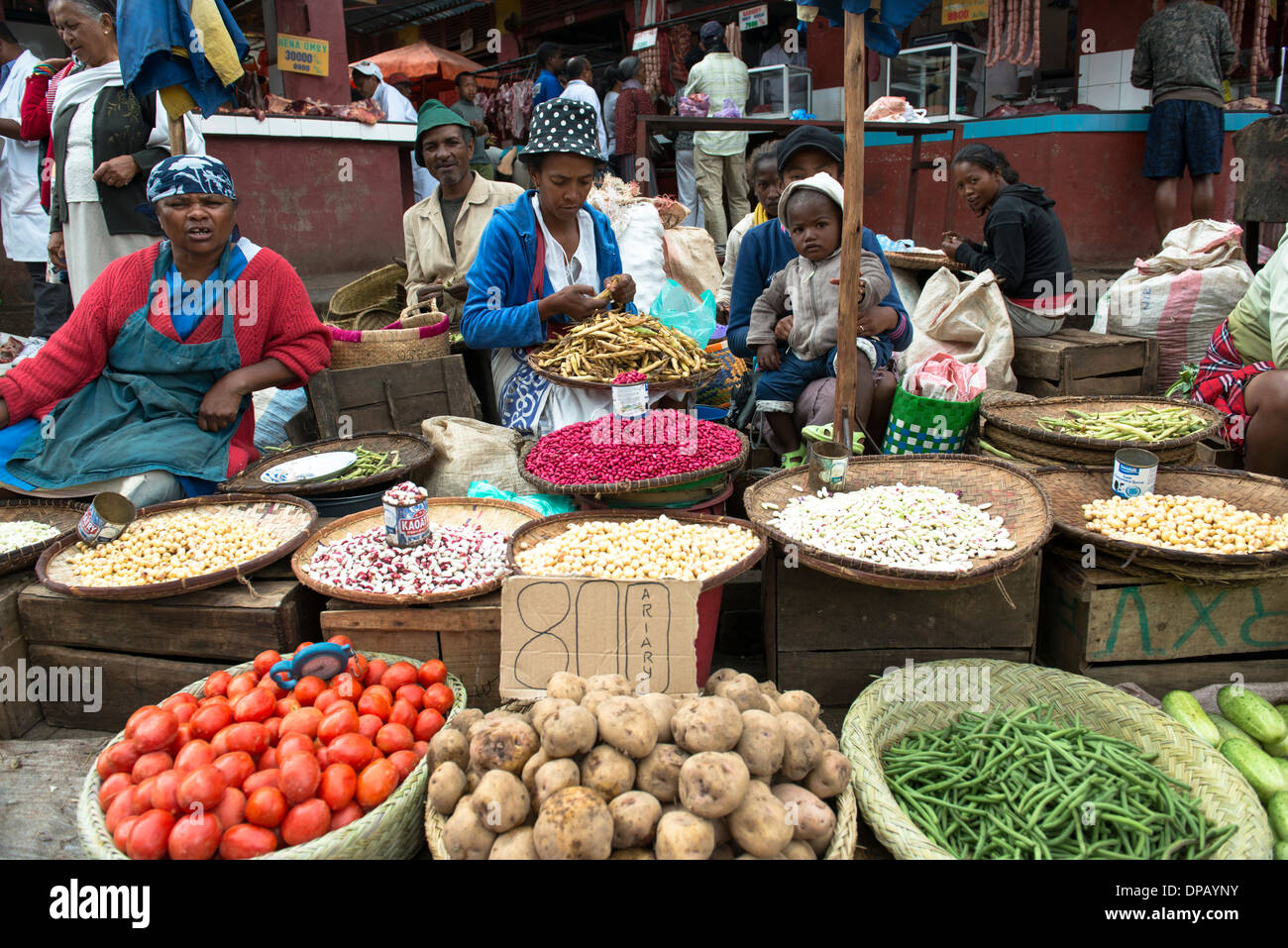 The vibrant markets of Antananarivo, Madagascar Stock Photo - Alamy
