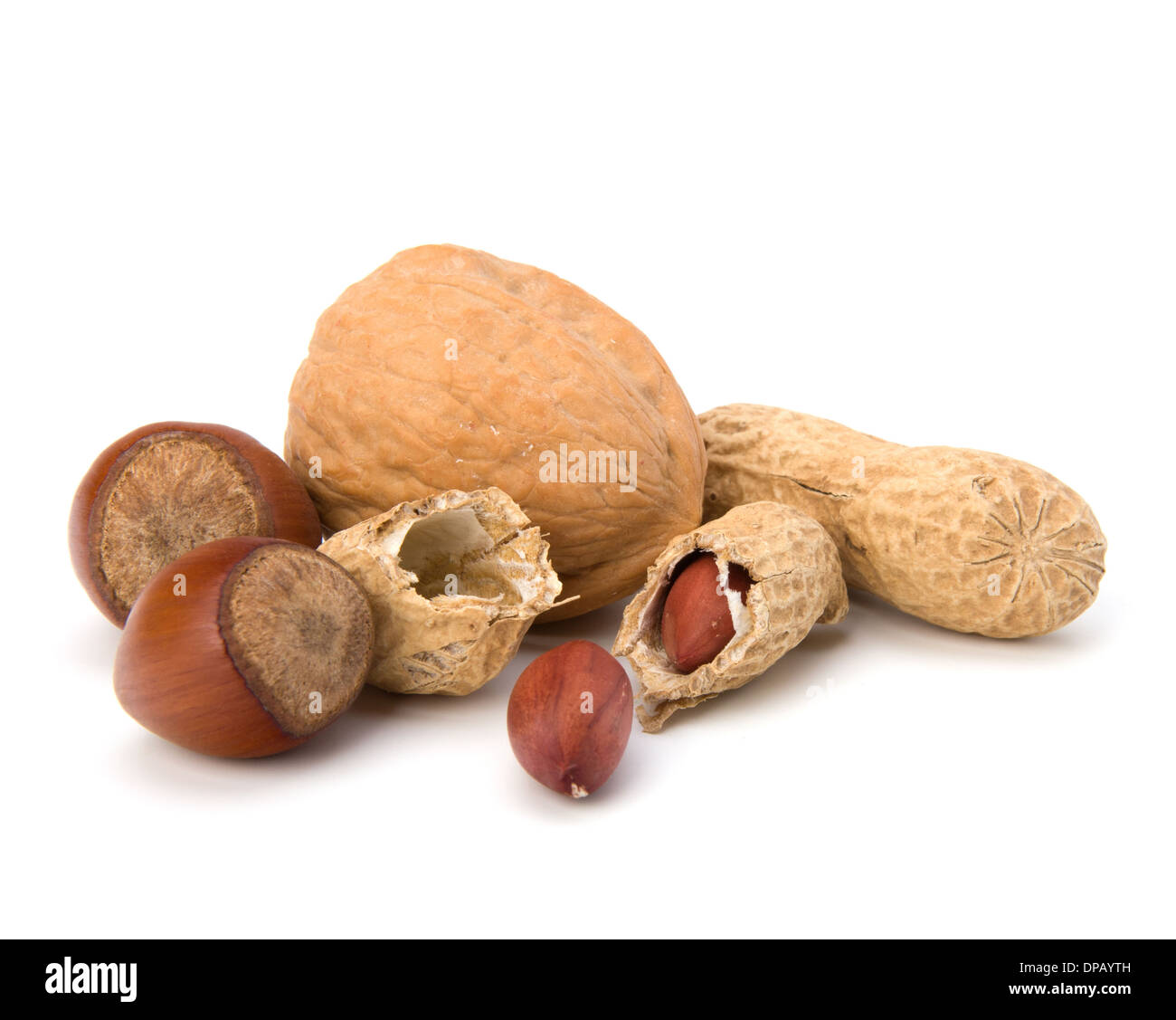 Various nuts Cut Out Stock Images & Pictures - Alamy