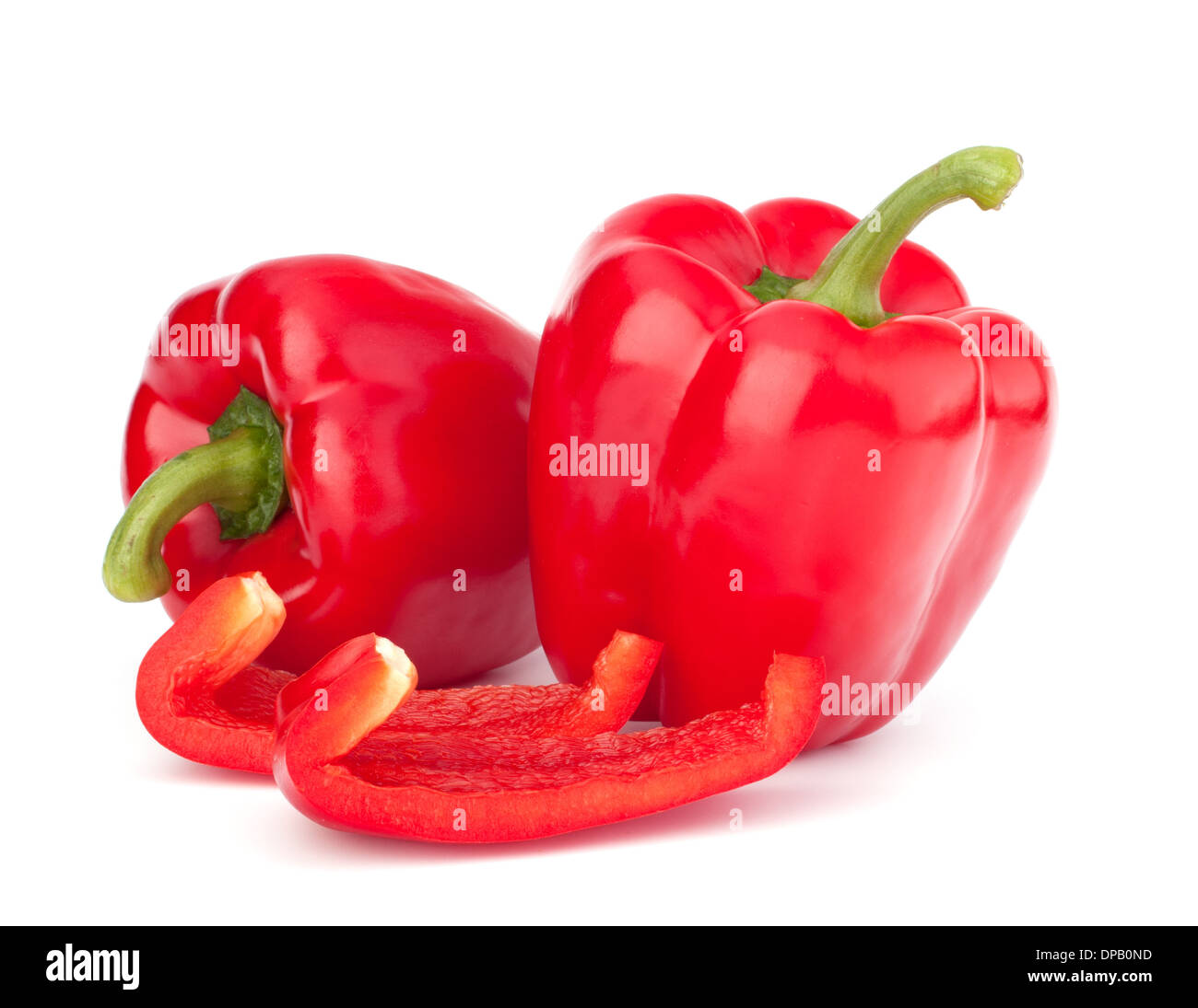 red pepper isolated on white background Stock Photo - Alamy