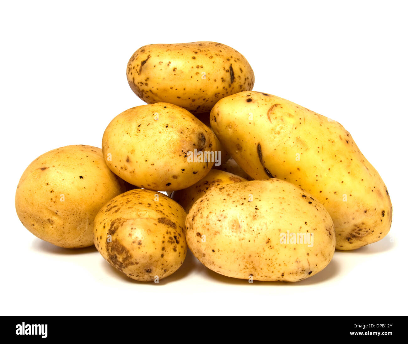 potatoes isolated on white background Stock Photo - Alamy