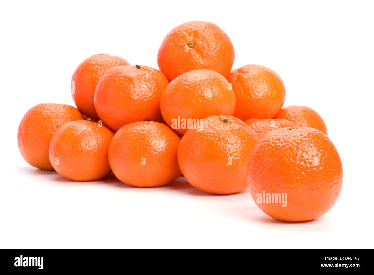 tangerines isolated on white background Stock Photo - Alamy