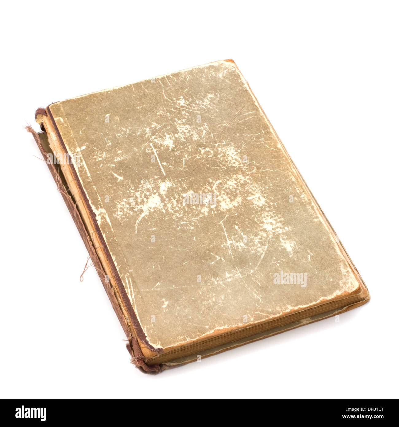 tattered book isolated on white background Stock Photo - Alamy