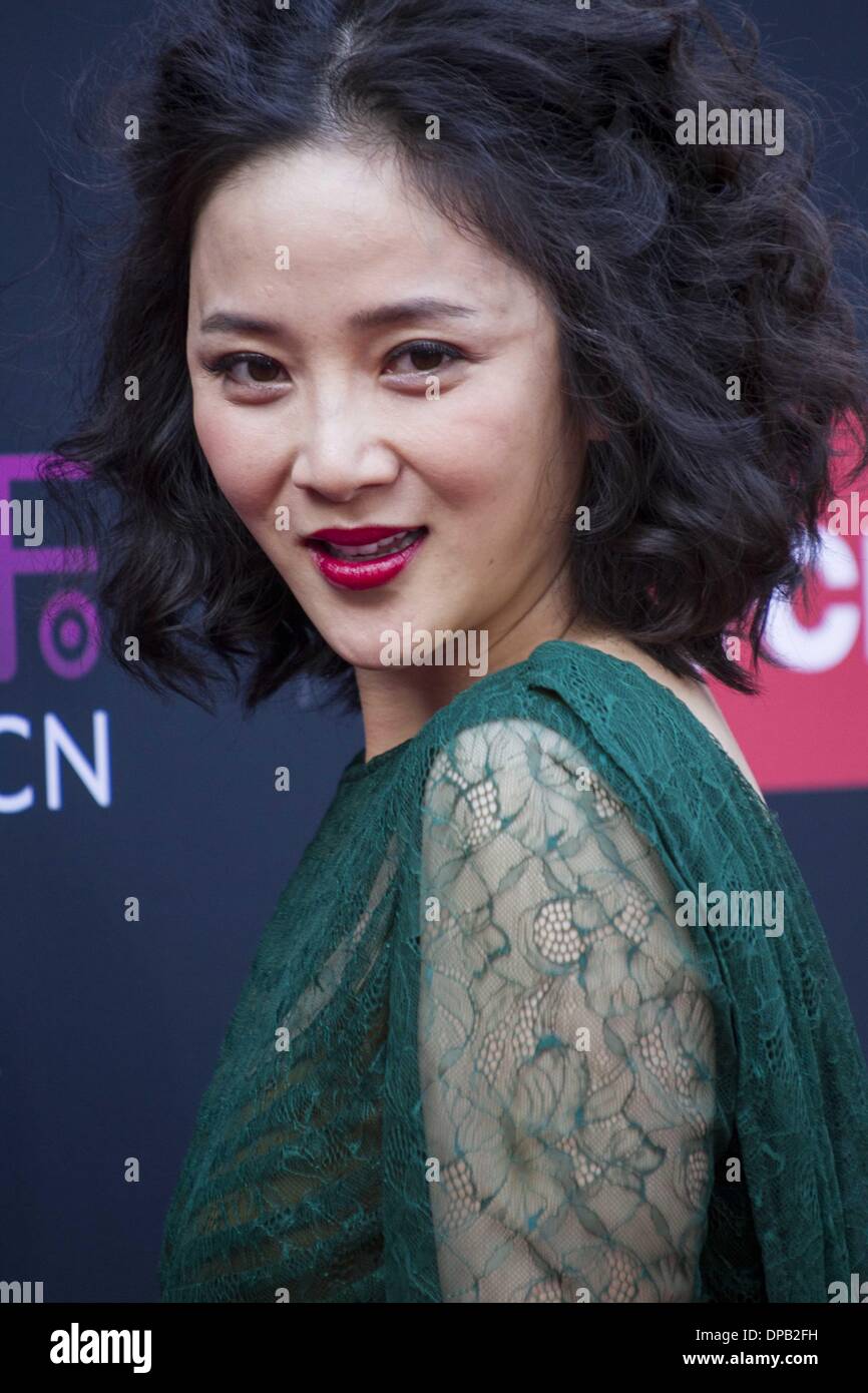 Los Angeles, California, USA. 10th Jan, 2014. Actress Zhou Heng Yue ...