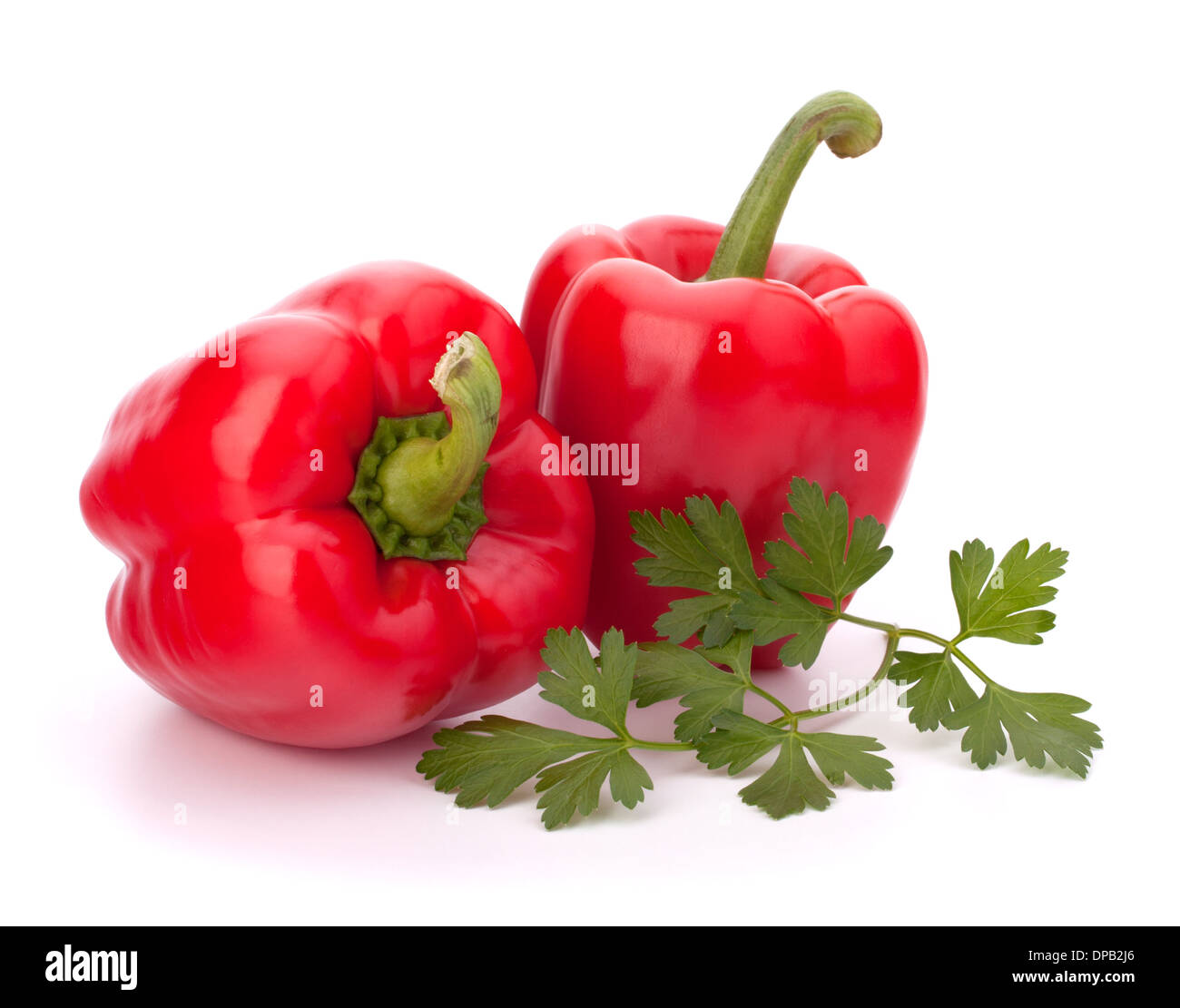 red pepper isolated on white background Stock Photo - Alamy