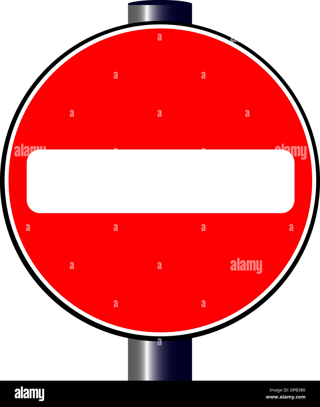 A large round red traffic stop sign Stock Photo - Alamy