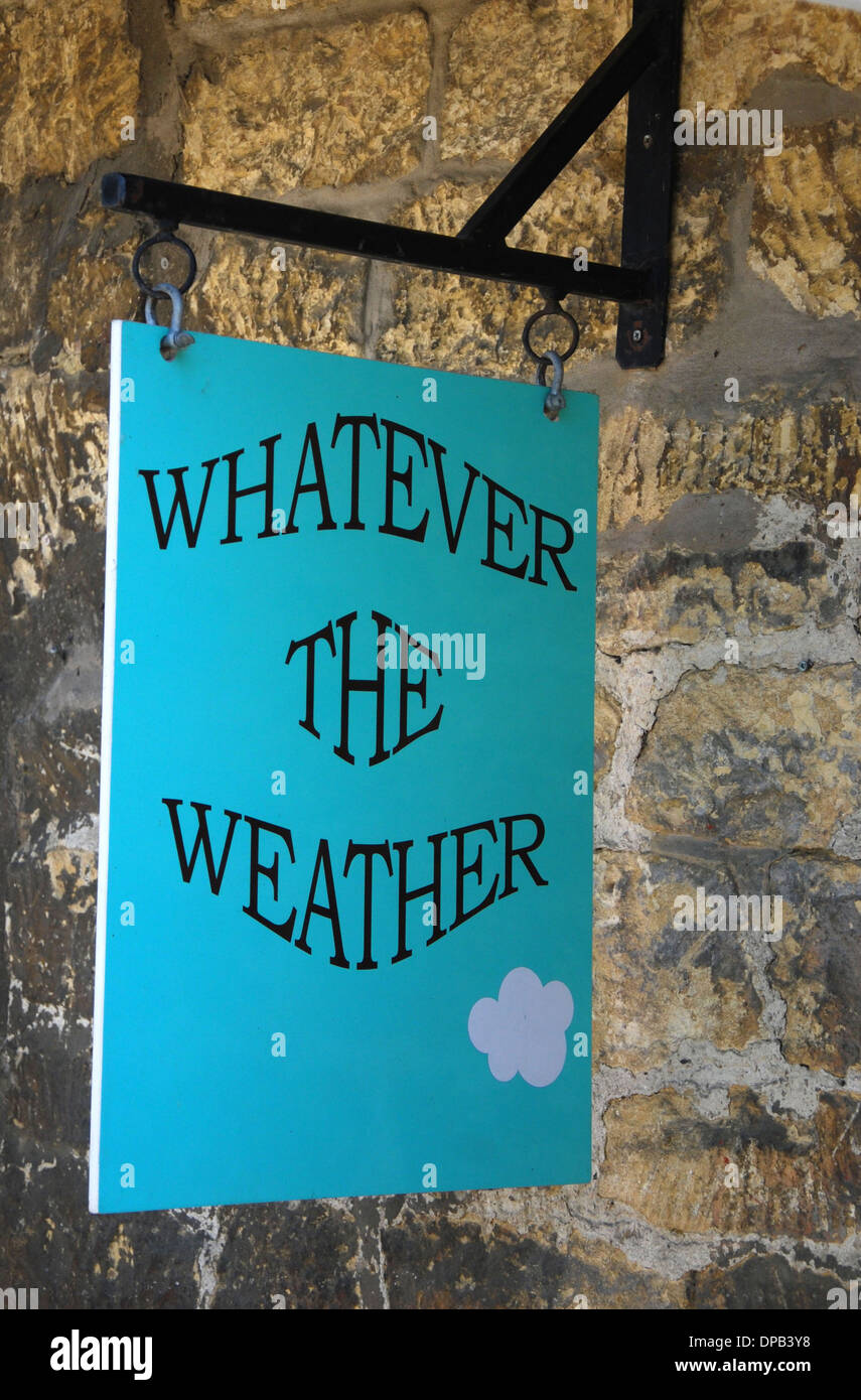 Broadway cotswolds village centre sign hi-res stock photography and ...