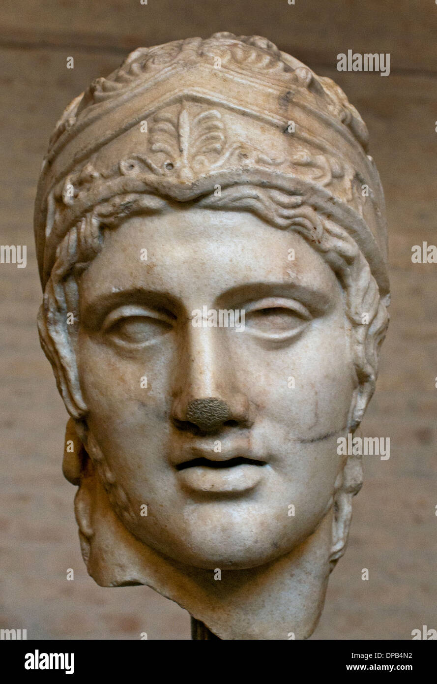 Roman Man Sculpture Statue 100 AD Rome Italy Museum Stock Photo - Alamy