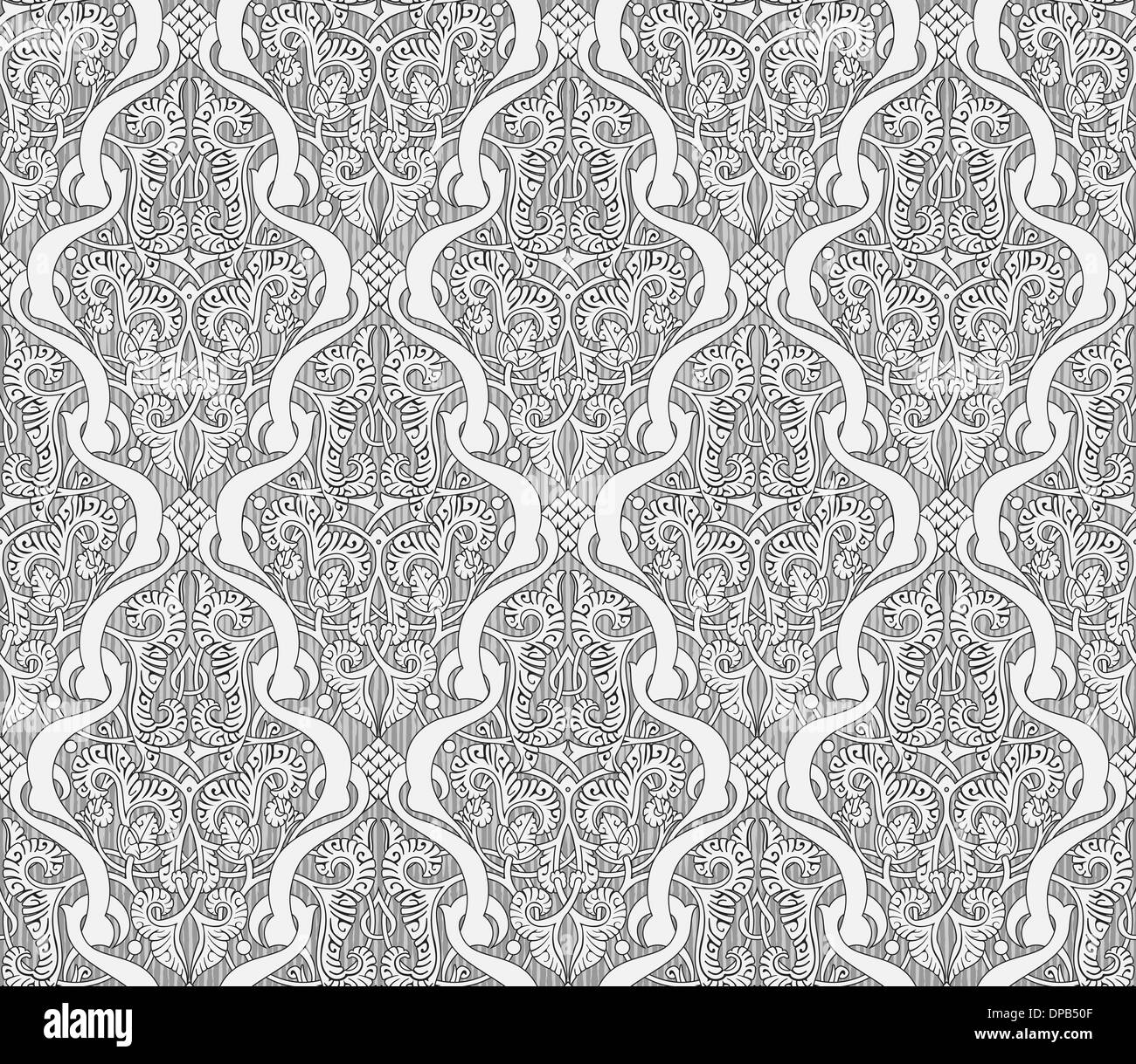 Seamlessly tilable repeating Art Nouveau style motif pattern Stock ...