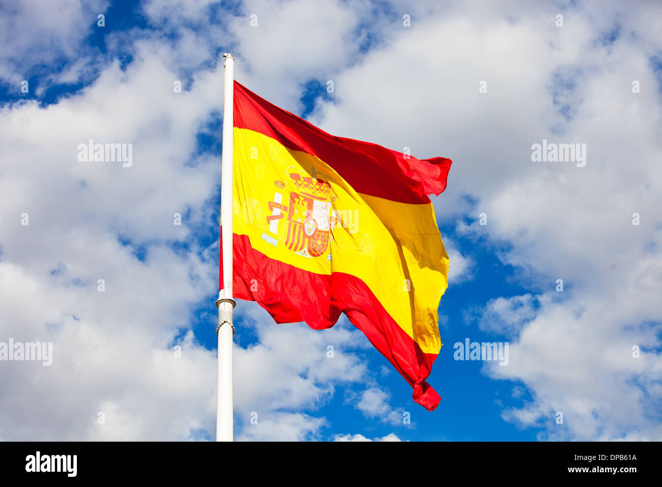 The european flag and the spanish flag hi-res stock photography and ...