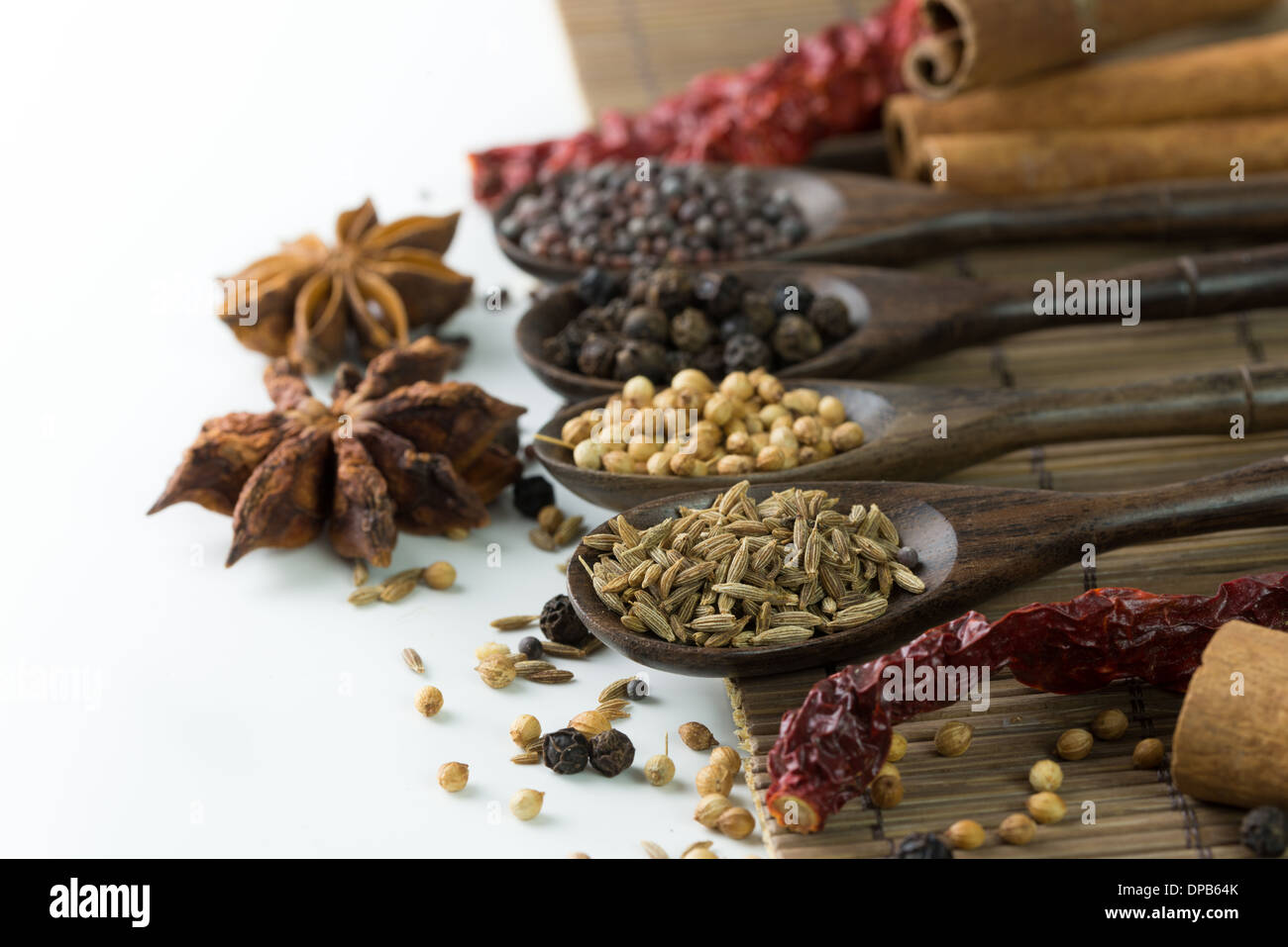 An assortment of different spices for cooking Stock Photo - Alamy