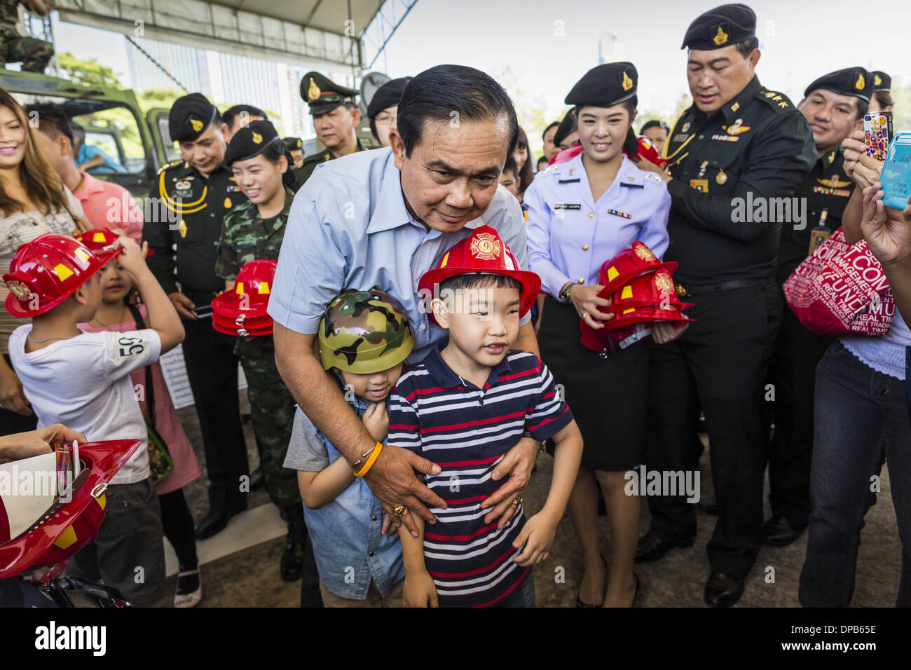 Bangkok, Thailand. 11th Jan, 2014. General PRAYUTH CHAN-OCHA, Commender ...
