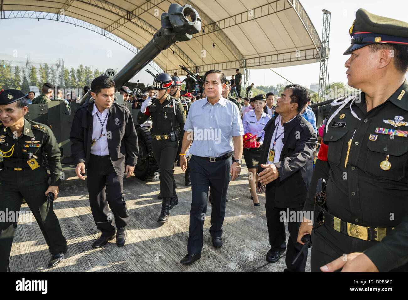 Bangkok, Thailand. 11th Jan, 2014. General PRAYUTH CHAN-OCHA, Commender ...