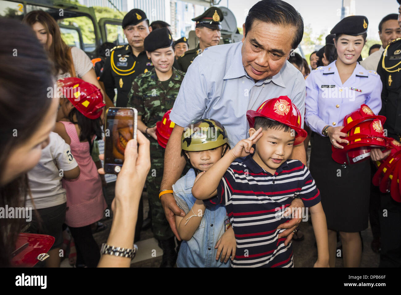 Bangkok, Thailand. 11th Jan, 2014. General PRAYUTH CHAN-OCHA, Commender ...