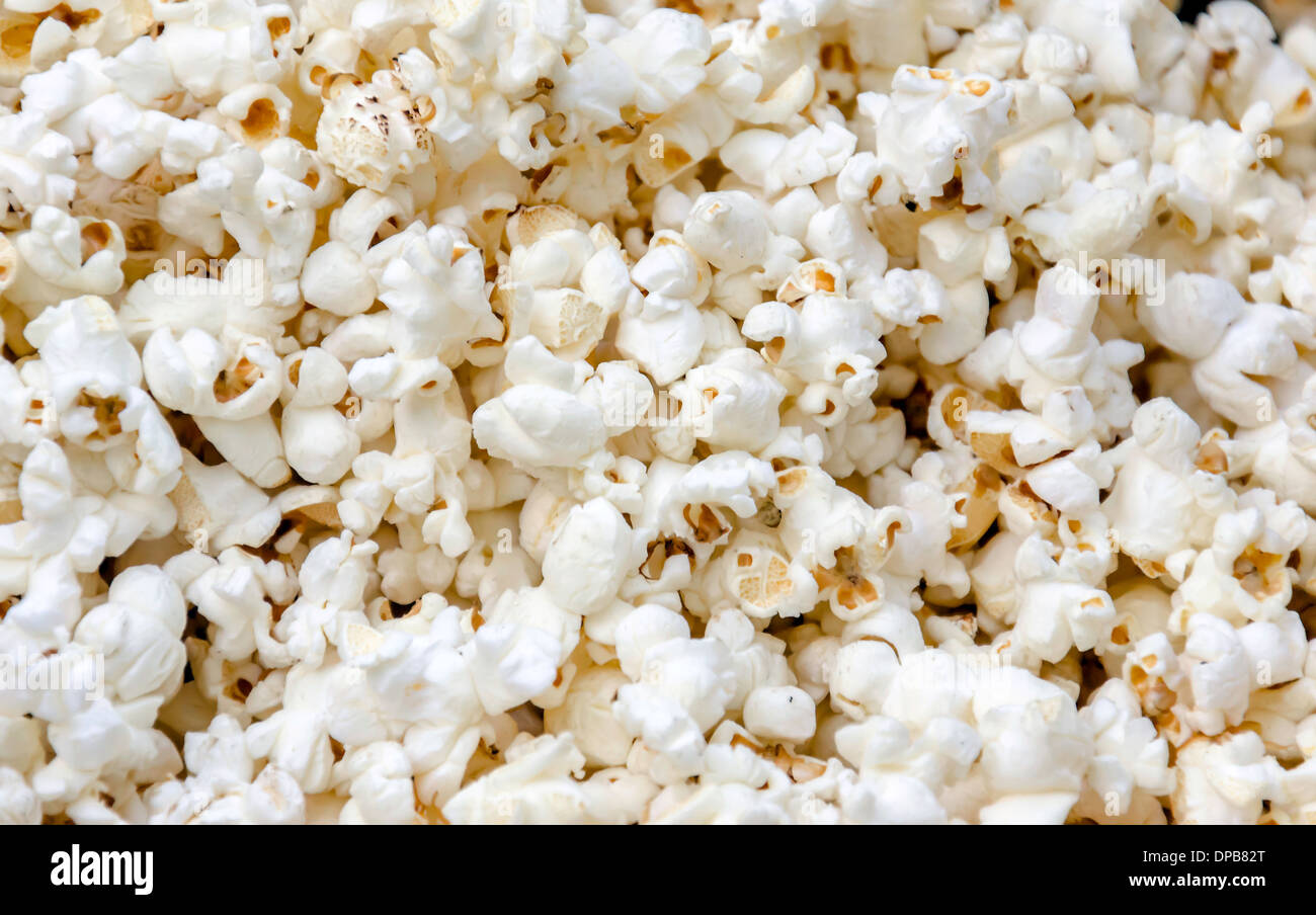 Close up shot of popcorn Stock Photo - Alamy