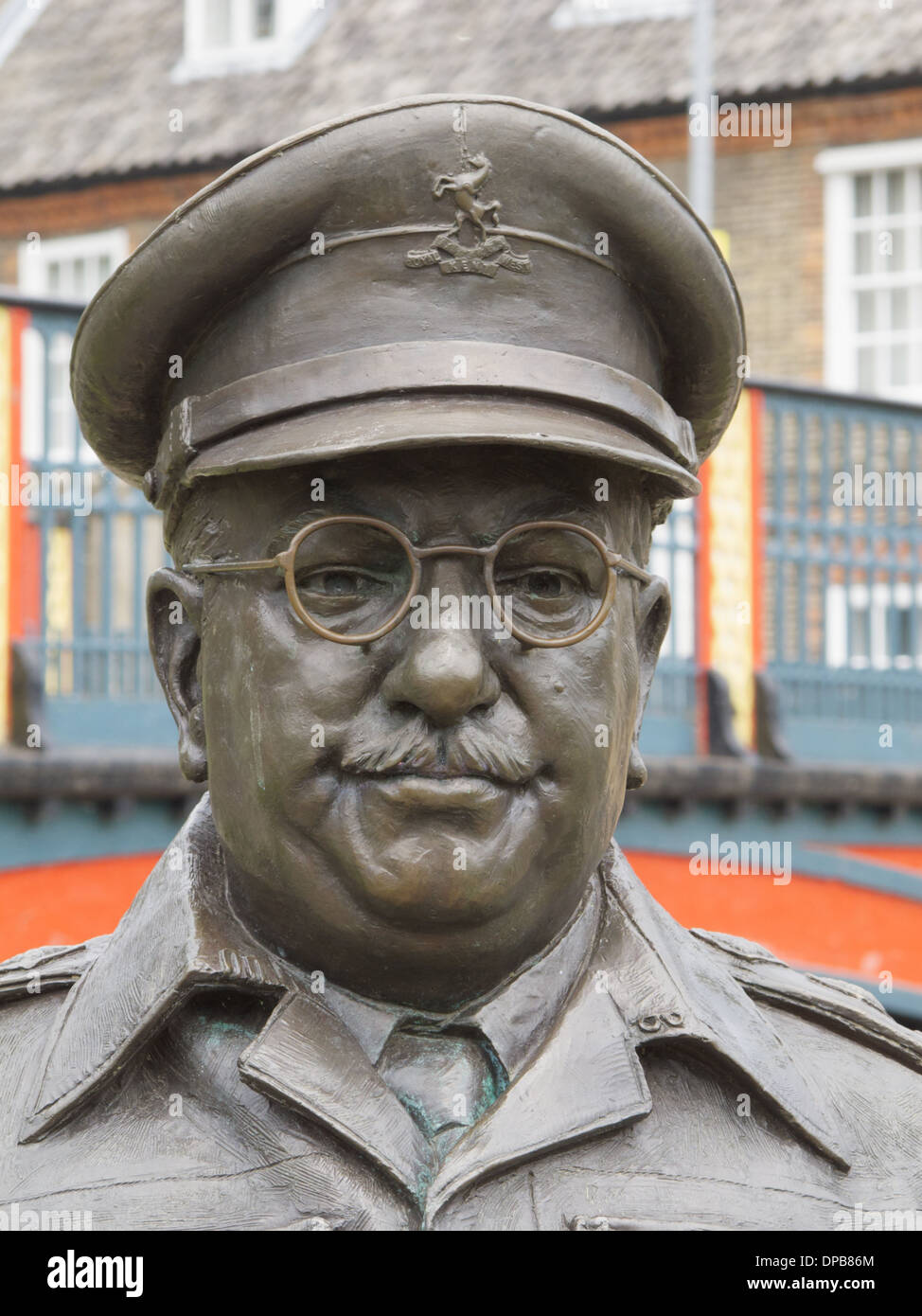 Statue of Captain Mainwaring, from the BBC television series 'Dad's ...