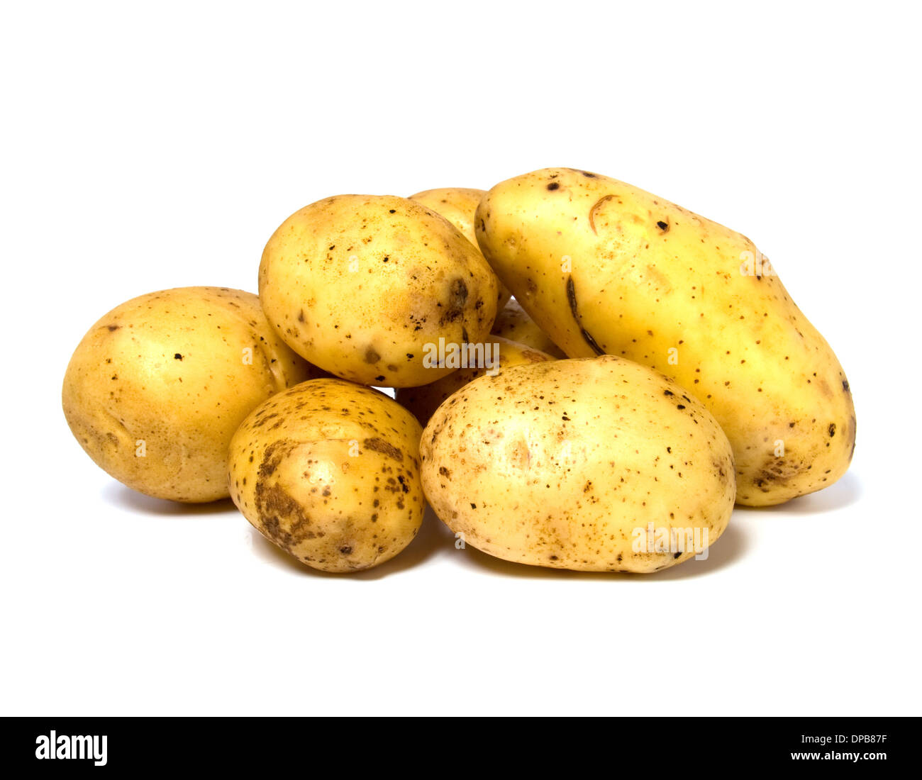 potatoes isolated on white background Stock Photo - Alamy
