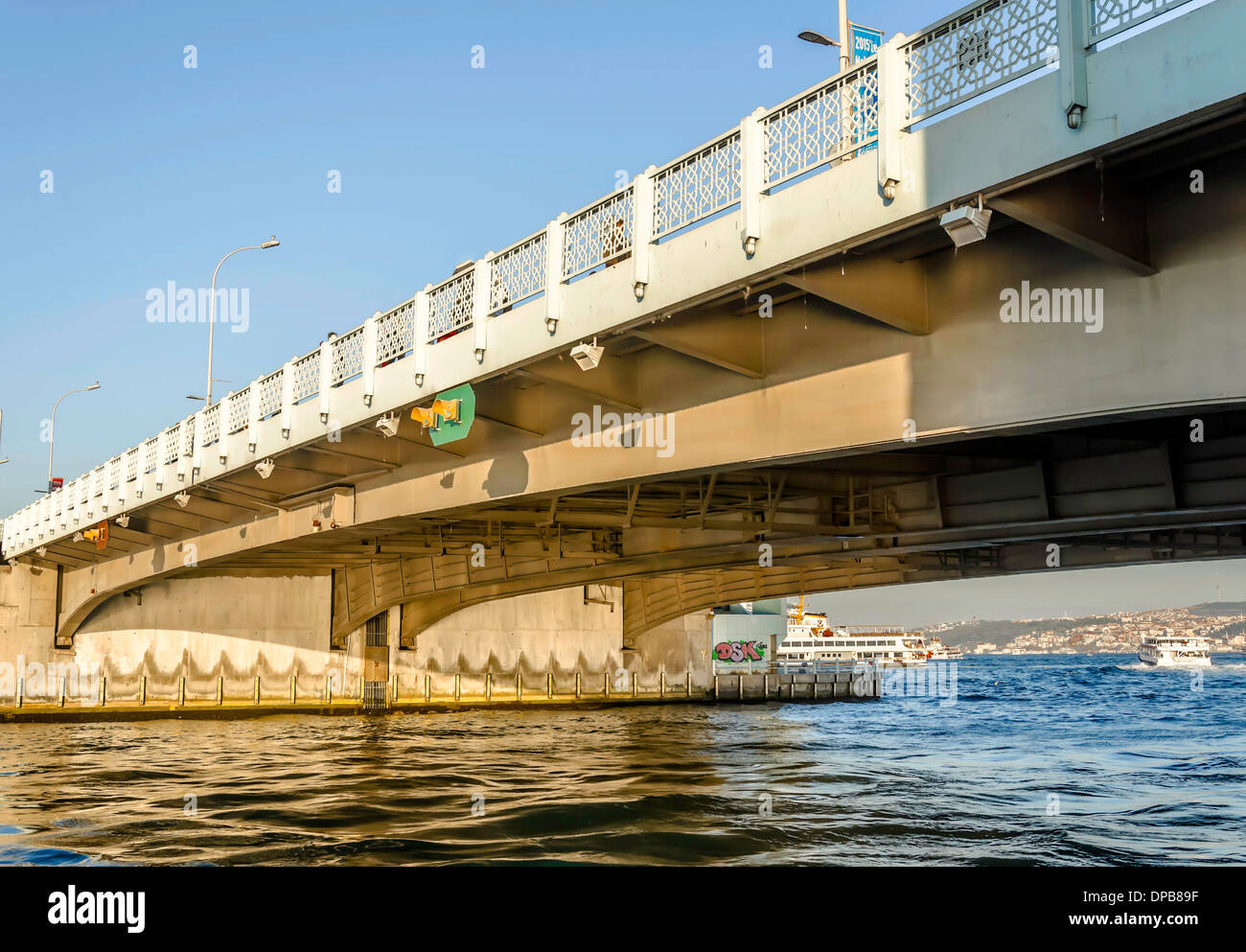 Galata bridge pedestrian hi-res stock photography and images - Alamy