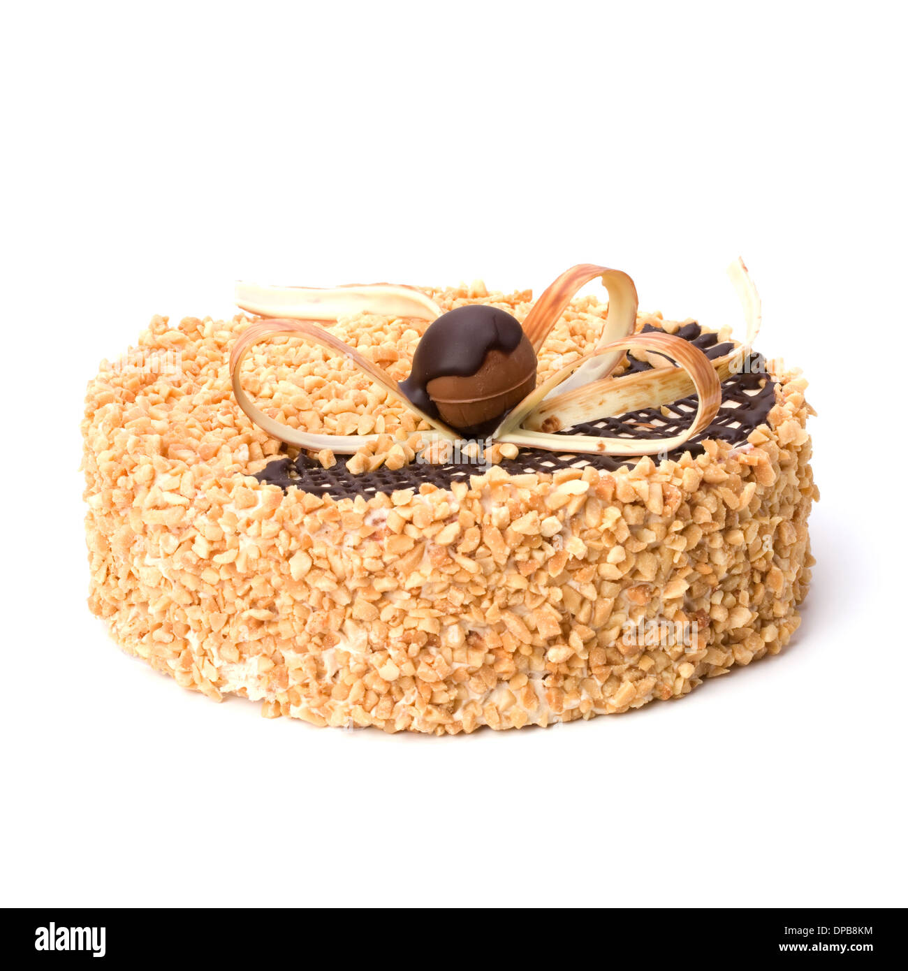 cream cake isolated on white background Stock Photo - Alamy