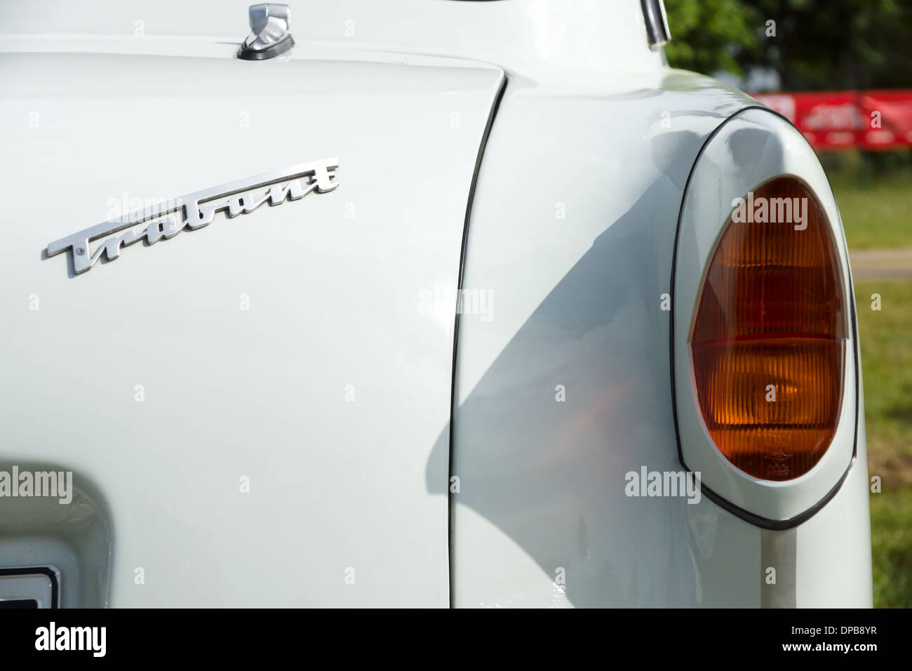 The rear brake lights subcompact car Trabant P50 Stock Photo - Alamy