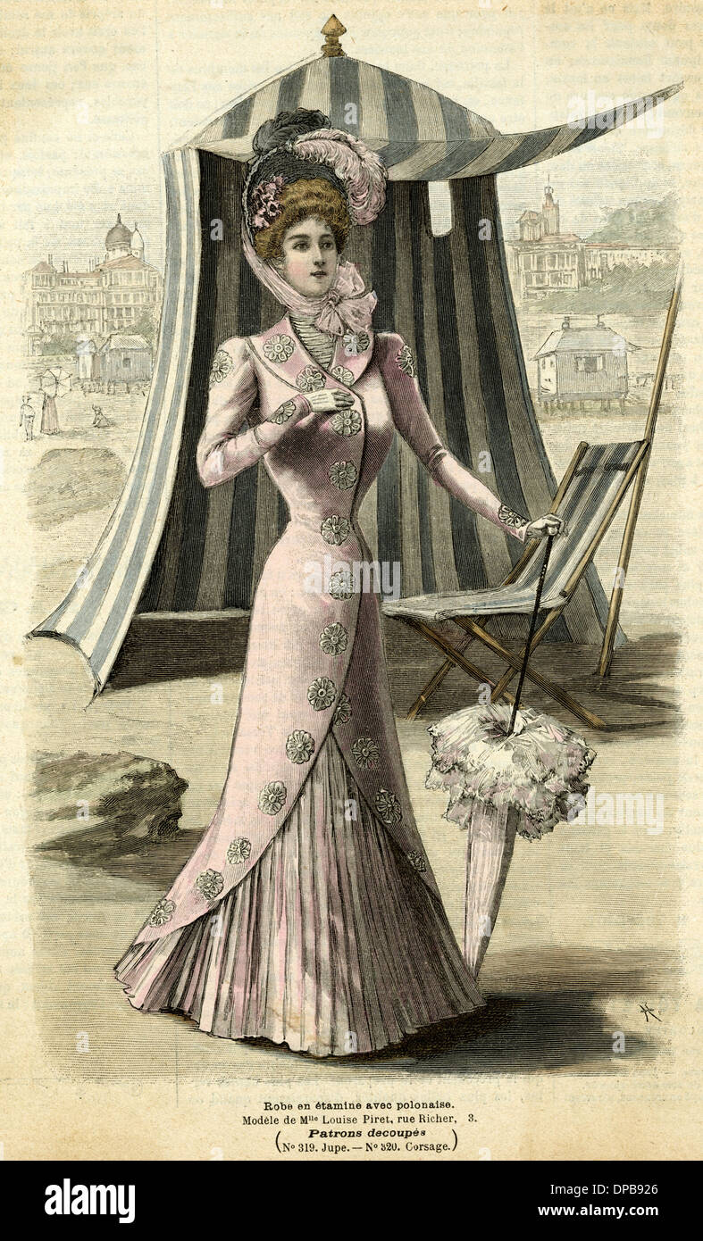 1899 dress hi-res stock photography and images - Alamy