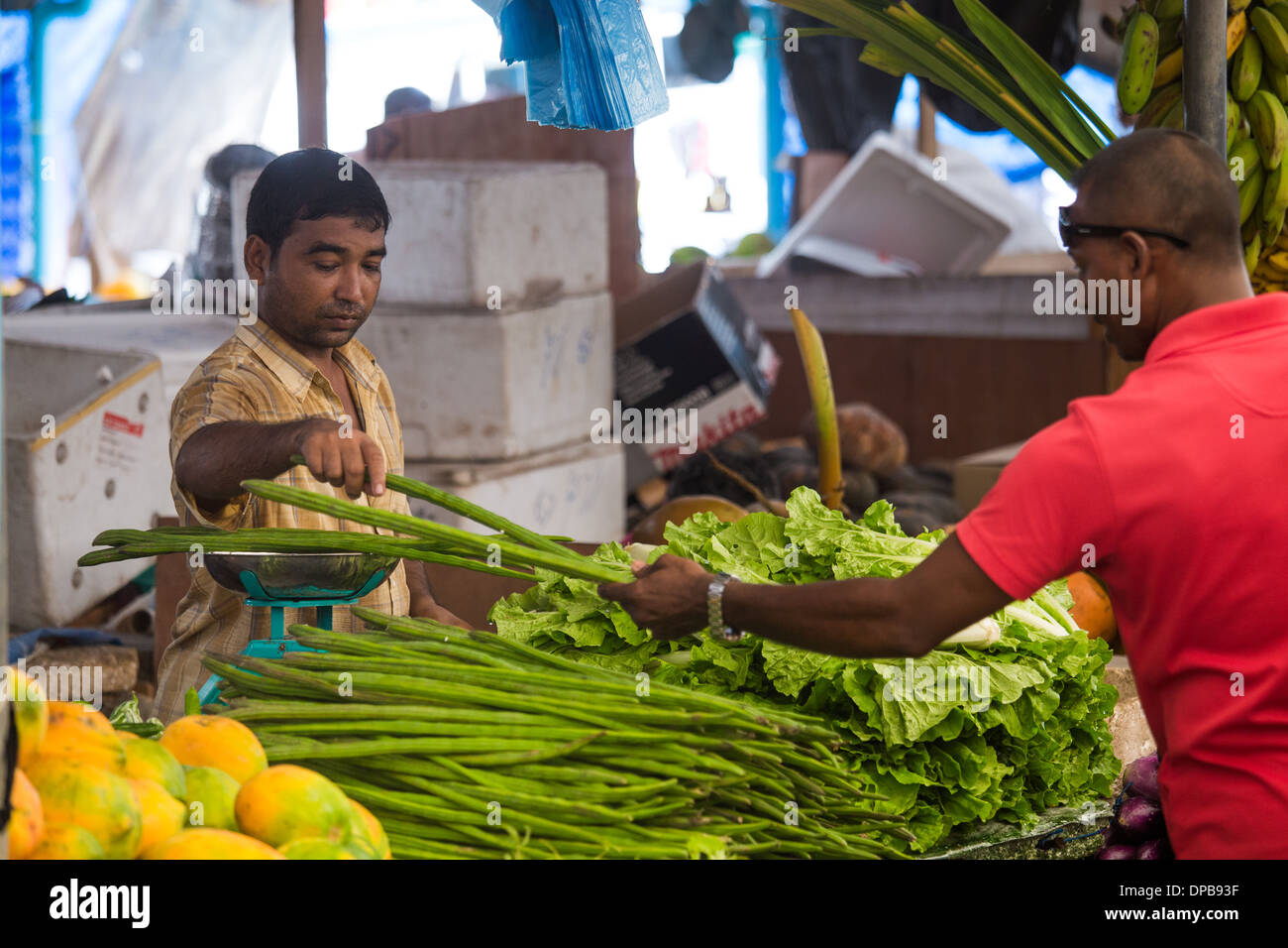 Produce Market in Male Maldives Stock Photo - Alamy
