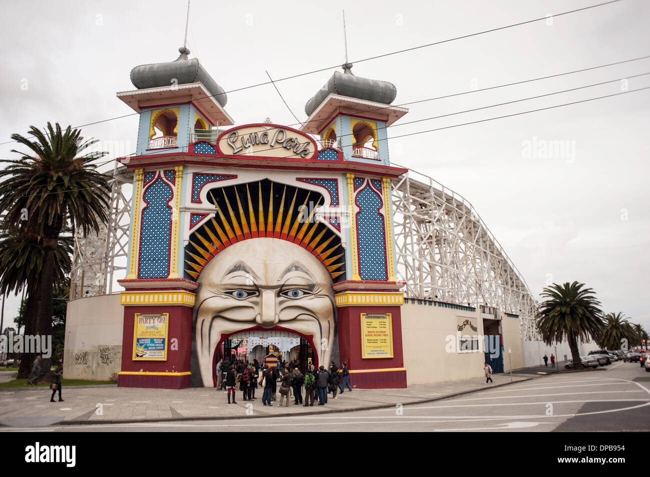 Luna Park. Melbourne Stock Photo - Alamy
