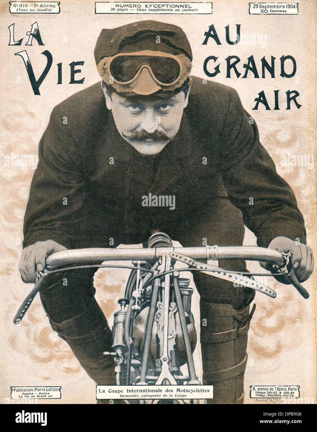French Motorbike Champ Stock Photo - Alamy