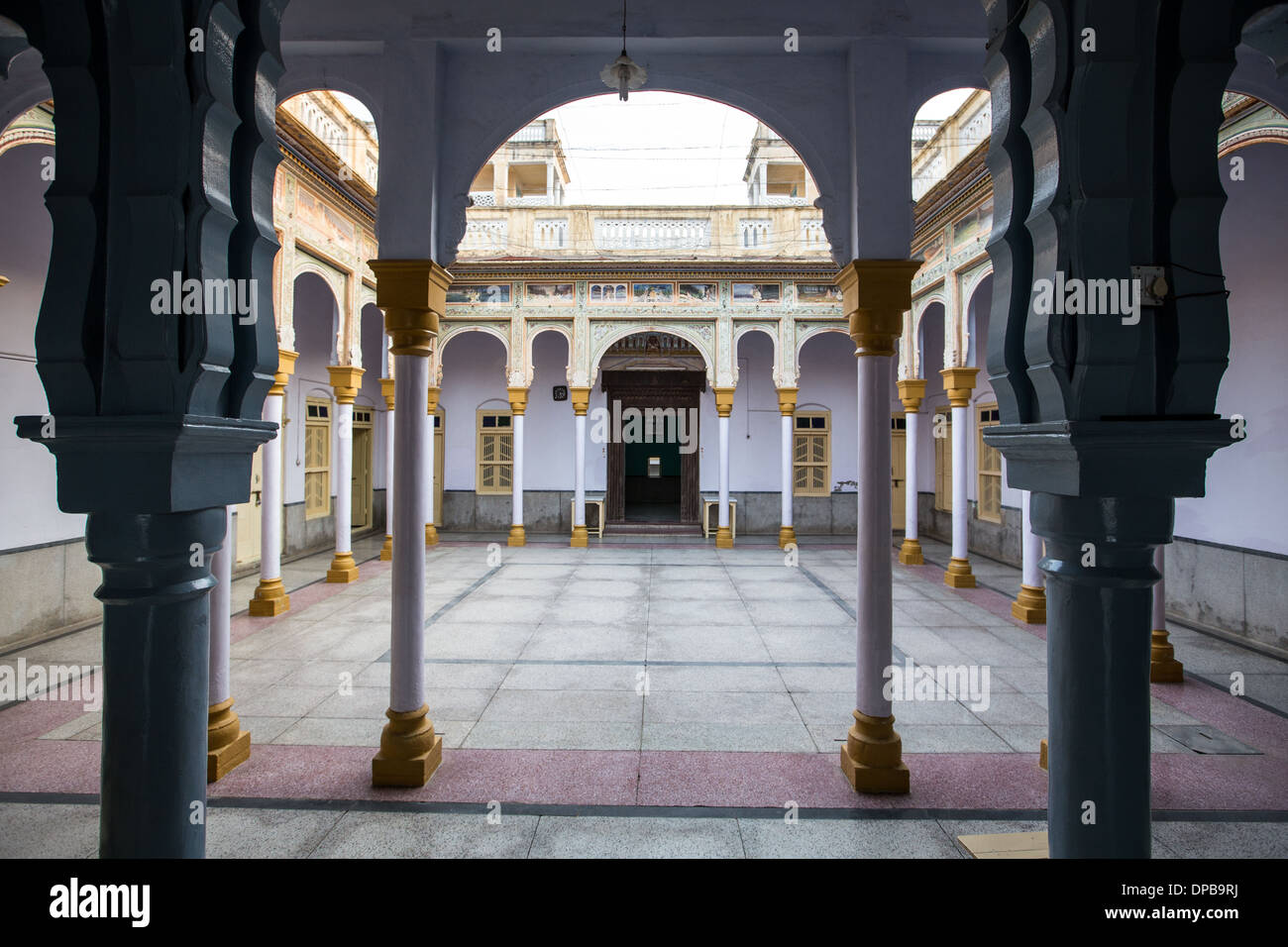 Courtyard of a Haveli in Bagar, Rajasthan, India Stock Photo - Alamy