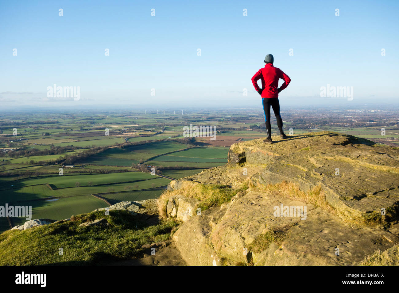Roseberry topping view from top summit hi-res stock photography and ...