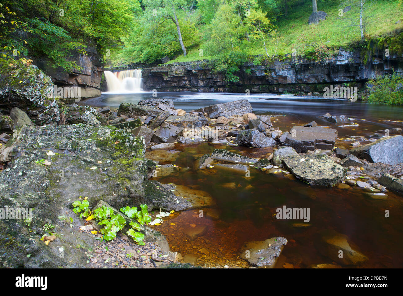 Kisdon Force, nr Keld, North Yorkshire, England Stock Photo - Alamy